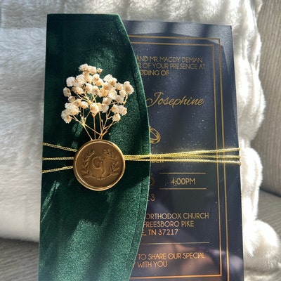 Luxury Wedding Invitation Frosted PVC, Sealed Luxury Wedding Invitation ...