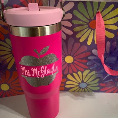 Letter With Heart Decals for Tumblers Fancy Letter Decal Fancy Letter ...