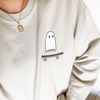 Retro Halloween Shirt, Cute Ghost Shirt, Halloween Party Tshirt, Gift ...