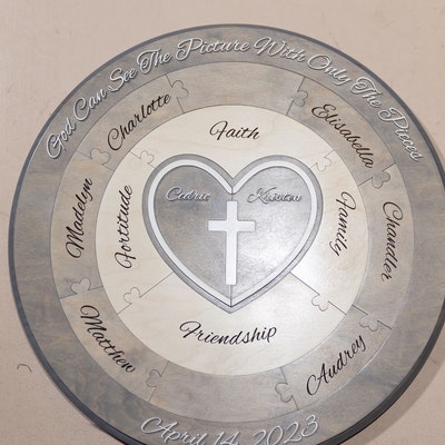 Unity Ceremony, Puzzle Style, Excellent for Blended Families, Wedding ...