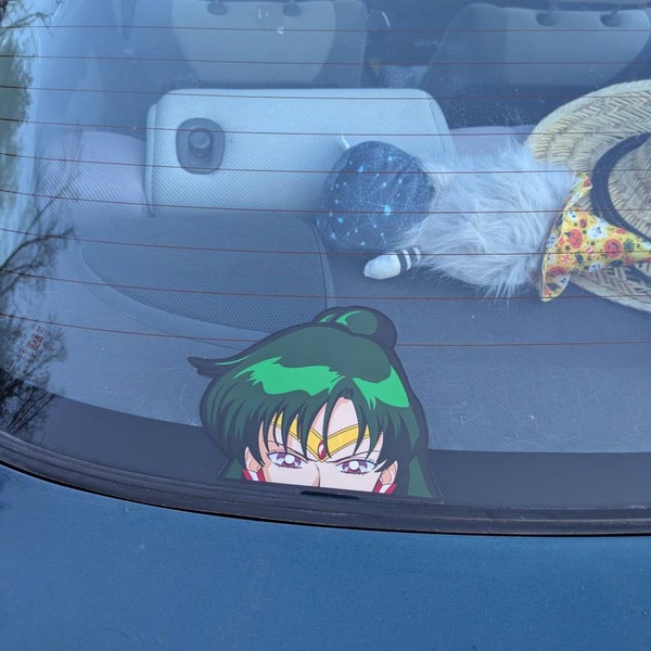 Mischievous Magician Peeking Decal - Shonen Action Fantasy Anime ...