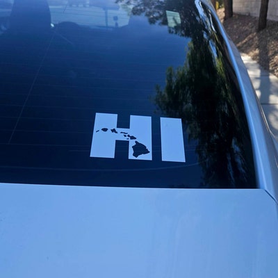 Hang Loose Shaka Hand Sign Vinyl Sticker Decal Hawaii Maui Oahu Aloha ...