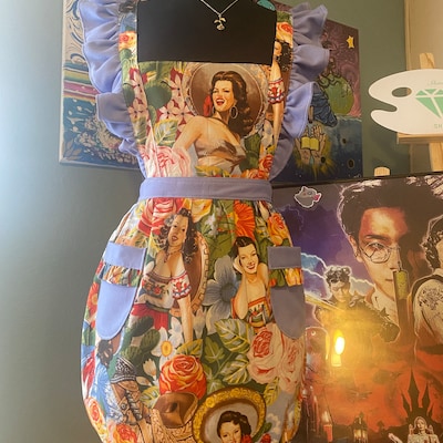 Alexander Henry FRIDA La Catrina FABRIC Border Print Marine - Etsy