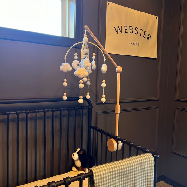 Leaf Mobile, Boho Baby Mobile, Boho Mobile, Boho Nursery Decor, Boho ...