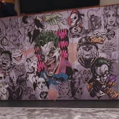 Comic Graffiti Wall Mural Wallpaper & Street Art Urban Original Collag ...