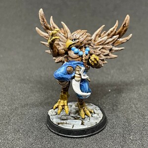 Half Orc Merchant W/ Goat Miniature 3D Resin Printed | Etsy