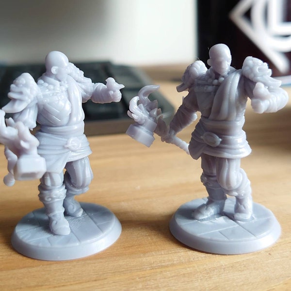 Chibi Dire Rat NPC Miniature 32mm Scale by Titan Forge With Base ...