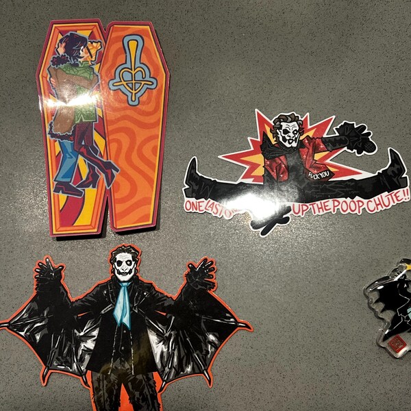 Papa Emeritus IV Cardinal Copia Square Hammer Ghost Movie Sticker - Etsy