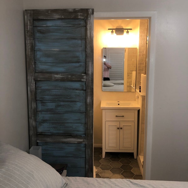 Custom Barn Door Baby Gate, White Painted Baby and Pet Gate - Etsy