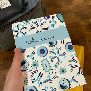 Microbiology Tote Bag, Microscope Canvas Tote for Microbiologist ...