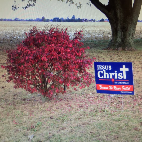 Jesus Christ Our Lord and Savior Yard Sign - Etsy