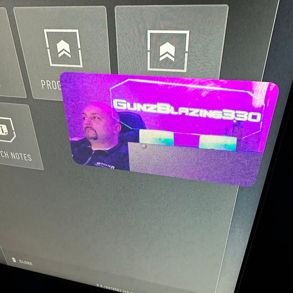 Personalized XL Gamertag Light Sign , Custom Gamer Tag Sign ...