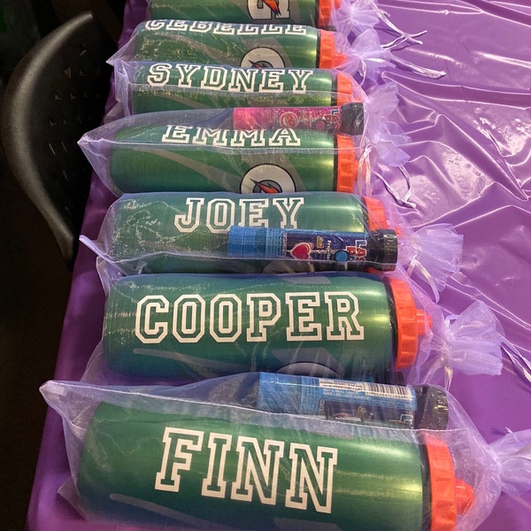 Customized Gatorade Type Sports Bottle Labels (name Sticker Only) for ...