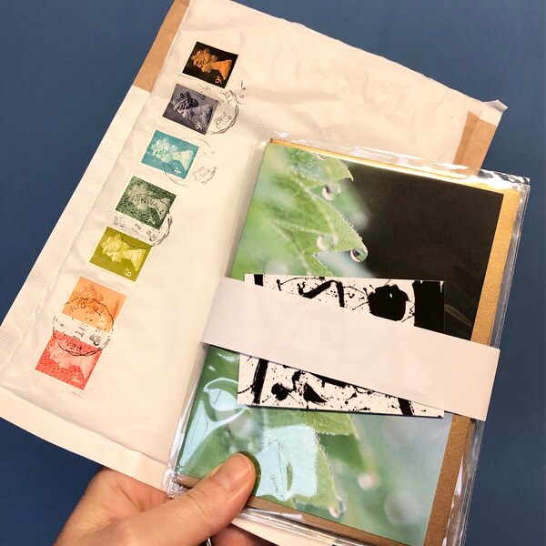 Abstract Art Greetings Cards Pack of Five - Etsy