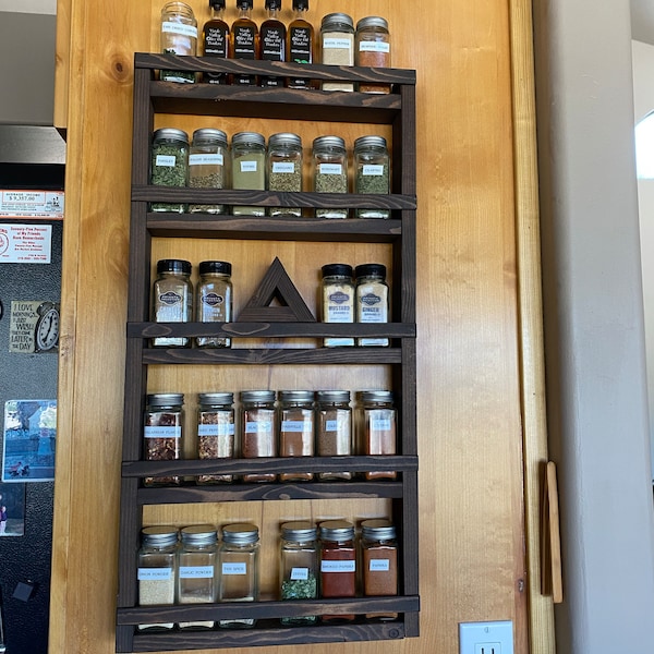 Wall Spice Rack · Storage for Spices · Kitchen Organization · Essential ...