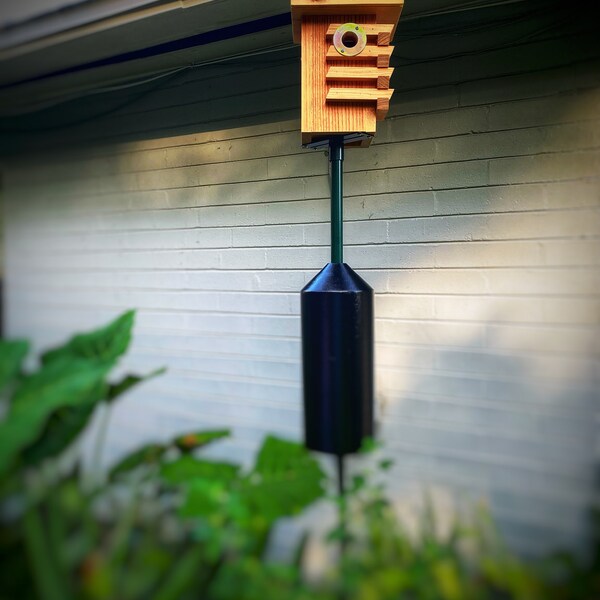 Handmade Ultra Modern Artistic Birdhouse, Minimalist Wood Bird Nesting ...