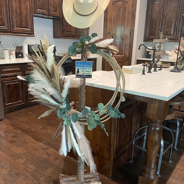 Memorial Day Grave Decoration- Western Cowboy Memorial - Etsy