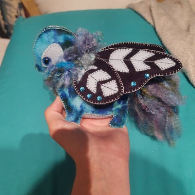 Threadmoth a Pdf Felt Moth Pattern and Crochet Moth Pattern by ...