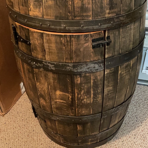 Rustic Barn Wood Vanity With Vessel Sink and Waterfall Faucet - Etsy