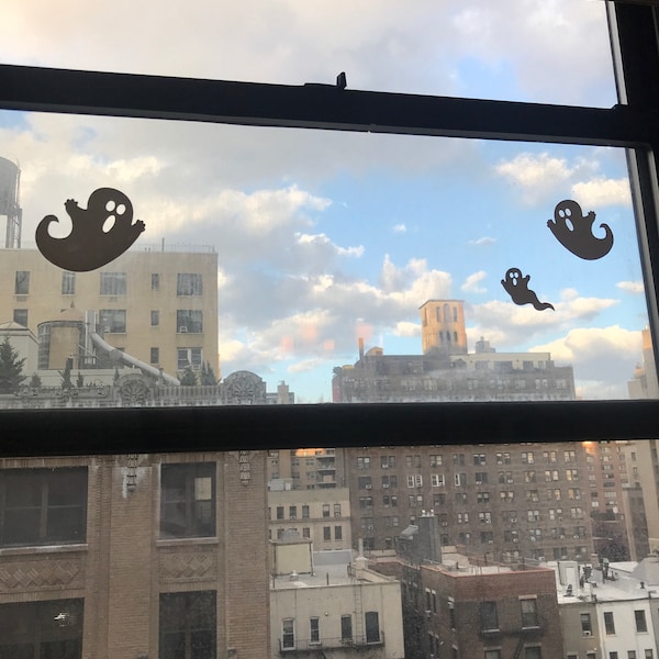 Halloween Ghosts Wall Decals-spooky Ghost Wall Decals-halloween Ghost ...