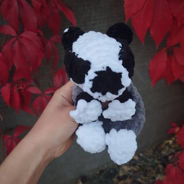 Burt the Badger Snuggler Crochet Pattern PDF ONLY - Etsy