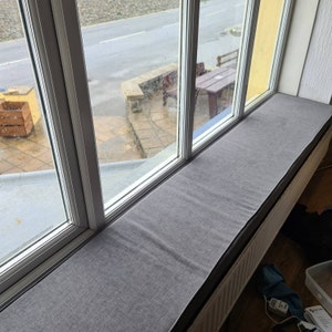 Custom Bay Window Cushion , Window Bench Cushion, Daybed Cushion, Bay ...