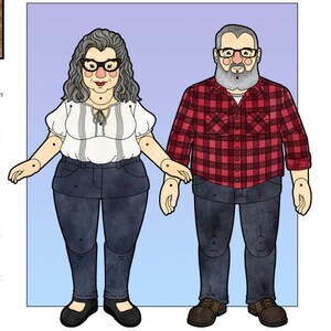 Park Ranger Jenny Paper Puppet, Articulated Paper Doll Kit - Etsy