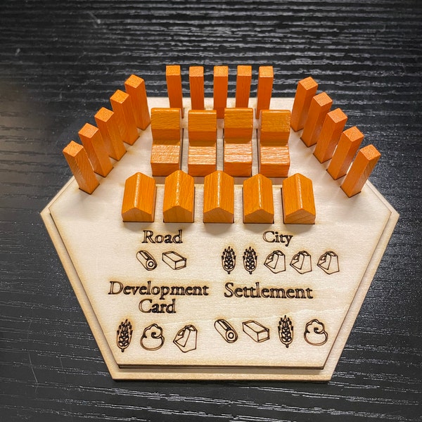 Catan Piece Holder Digital Download Laser File - Etsy