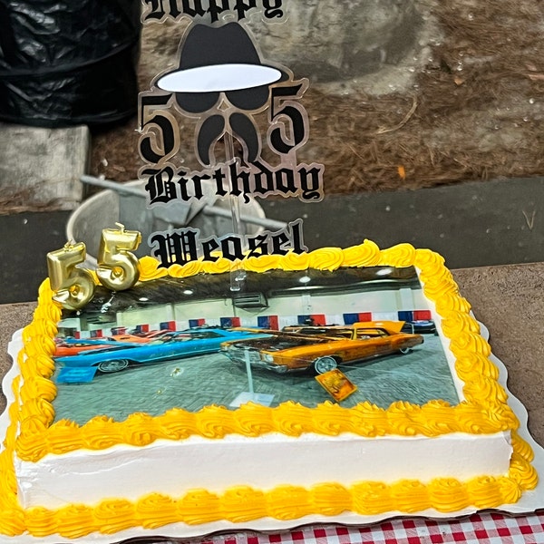 Cholo Mustache, Lowrider, Oldies Cake Topper/ Mexican Culture Cake ...