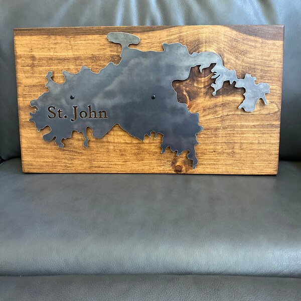 Rustic St. John Sign, USVI - Etsy