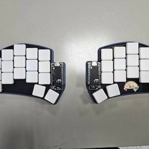 Pre-soldered Full Set Wireless Corne Keyboard Corne Hotswappable ...