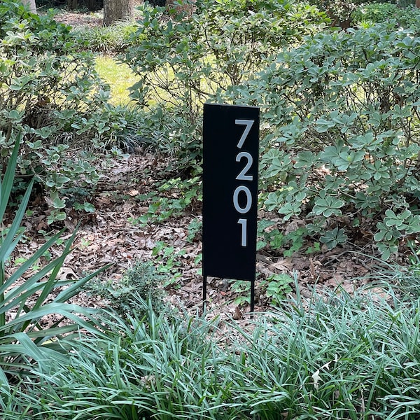 Oak Knoll Yard Sign, 4h Numbers, Vertical, Sign on Stakes, Address ...