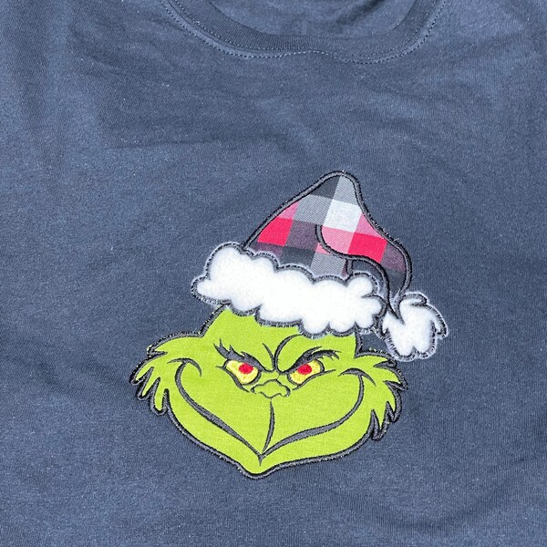 The Grinch Applique Machine Embroidery Design, Embroidery Patterns ...