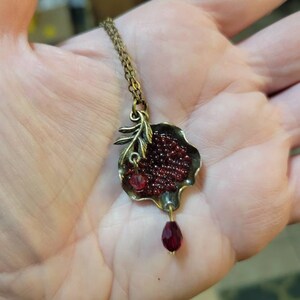Bronze Collar Pin With Leaves and Chains, Lapel Pin Elegant Gothic ...