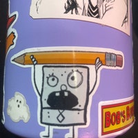 Doodlebob Sticker Spongebob Cute Stickers Pop Culture Bikini Bottom ...