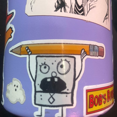 Doodlebob Sticker Spongebob Cute Stickers Pop Culture Bikini Bottom ...