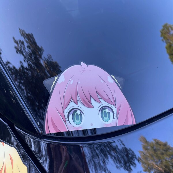 Anime Mascots Peeker Sticker Anime Peeking Decal - Etsy