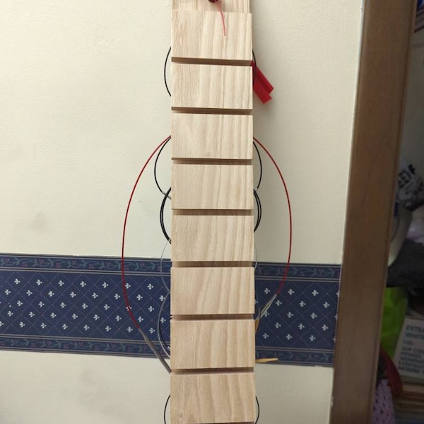 Circular Knitting Needle Organizer, Wood Hanger for Storage - Etsy