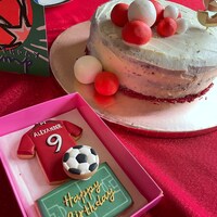 Personalised Football Fan Birthday Biscuits, Gift for Football Fan ...
