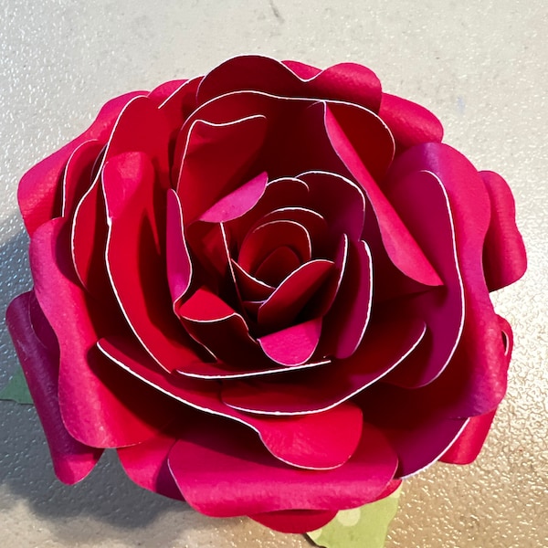 Rolled Rose Svg, Rolled Flower Svg, Rolled Paper Flowers Svg, Template ...