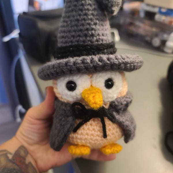 Owl Wizard Crochet Pattern , Amigurumi Mini Magical Animal Crochet PDF ...