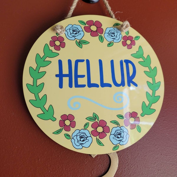 Funny 'hellur' Welcome Sign: Madea Inspired Door Hanger - Etsy