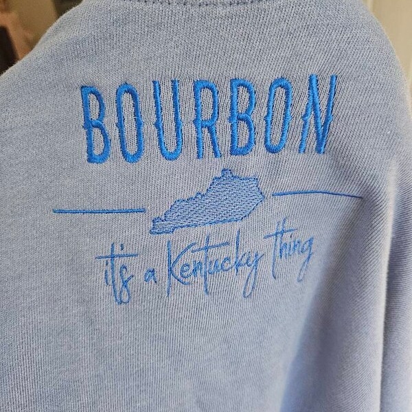 Varsity Applique K Satin Stitch Embroidery Design Kentucky KY Five ...