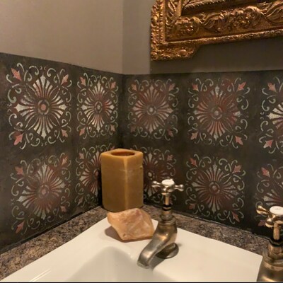 Large Quarter Mandala Circle Template Stencils 16 Sections - Etsy