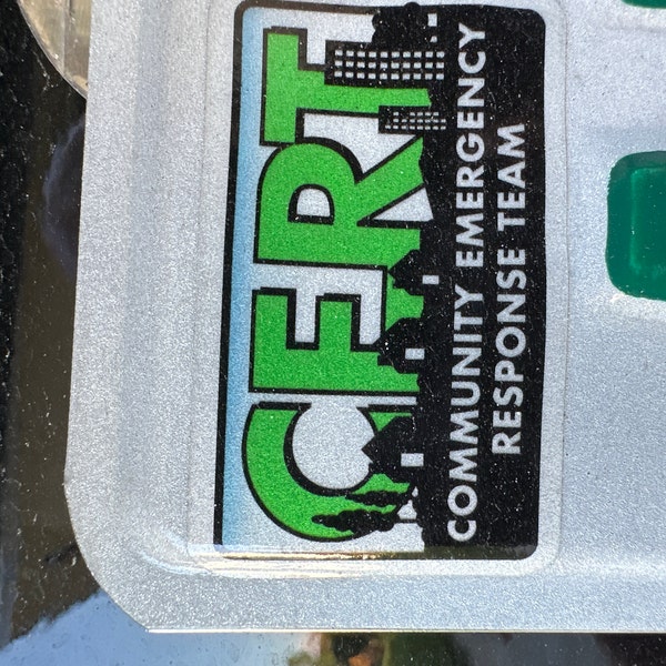 Community Emergency Response Team DHS Reflective or Matte Vinyl Decal ...