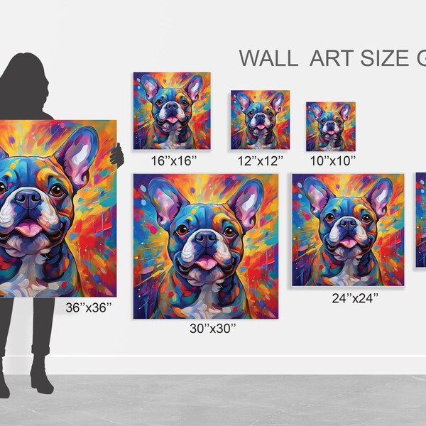 Portrait Canvas Wall Art Size Guide, Canvas Print Size Guide, Wall Art ...