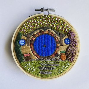PDF Embroidery Pattern: Hobbit Door, Lotr - Etsy