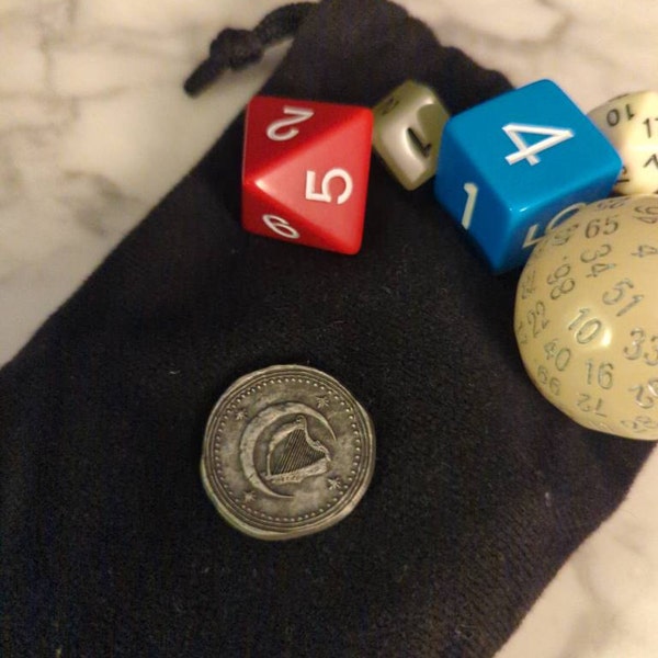 DND DRUID COIN, Large Dungeons and Dragons Charachter Coin D20 Rpg - Etsy