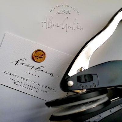 Custom Logo Embosser Stamp, Custom Embossing Stamp, Embossing Seal ...