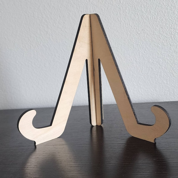 Easel Plate Stand Laser Cut File | Picture Frame Stand | Photo Holder ...